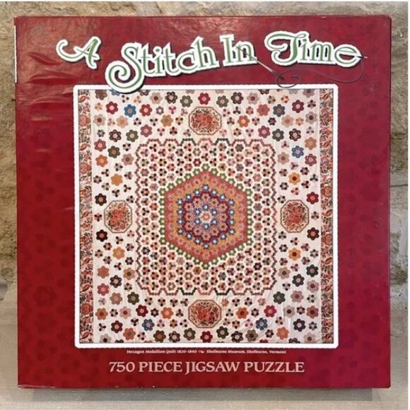 ceaco | Games | New Ceaco A Stitch In Time Hexagon Medallion Quilt 75 ...